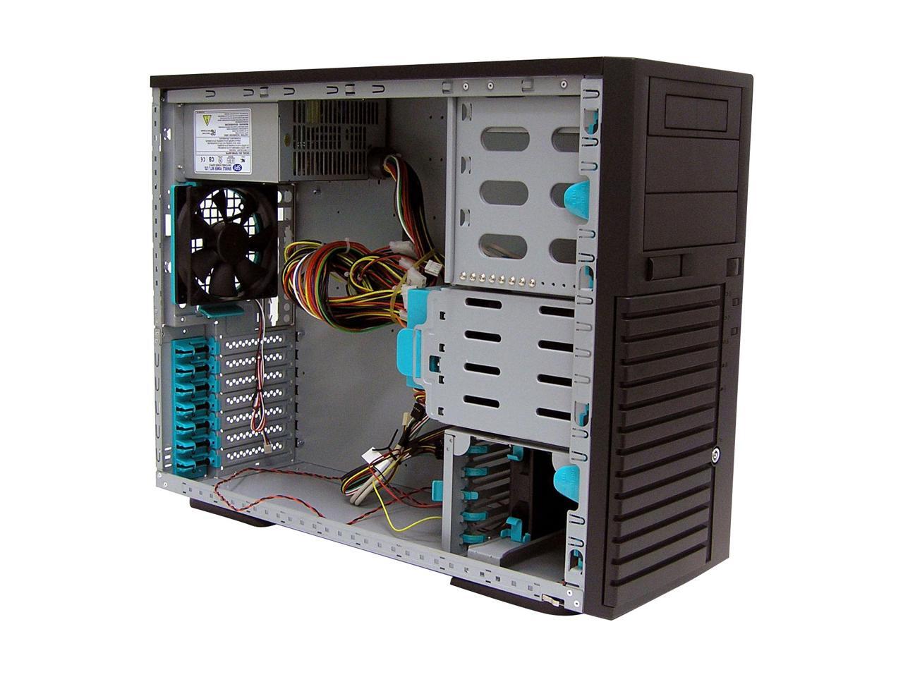 CHENBRO SR105-BK-4SATA-SP460 Black Pedestal Server Case - Newegg.com