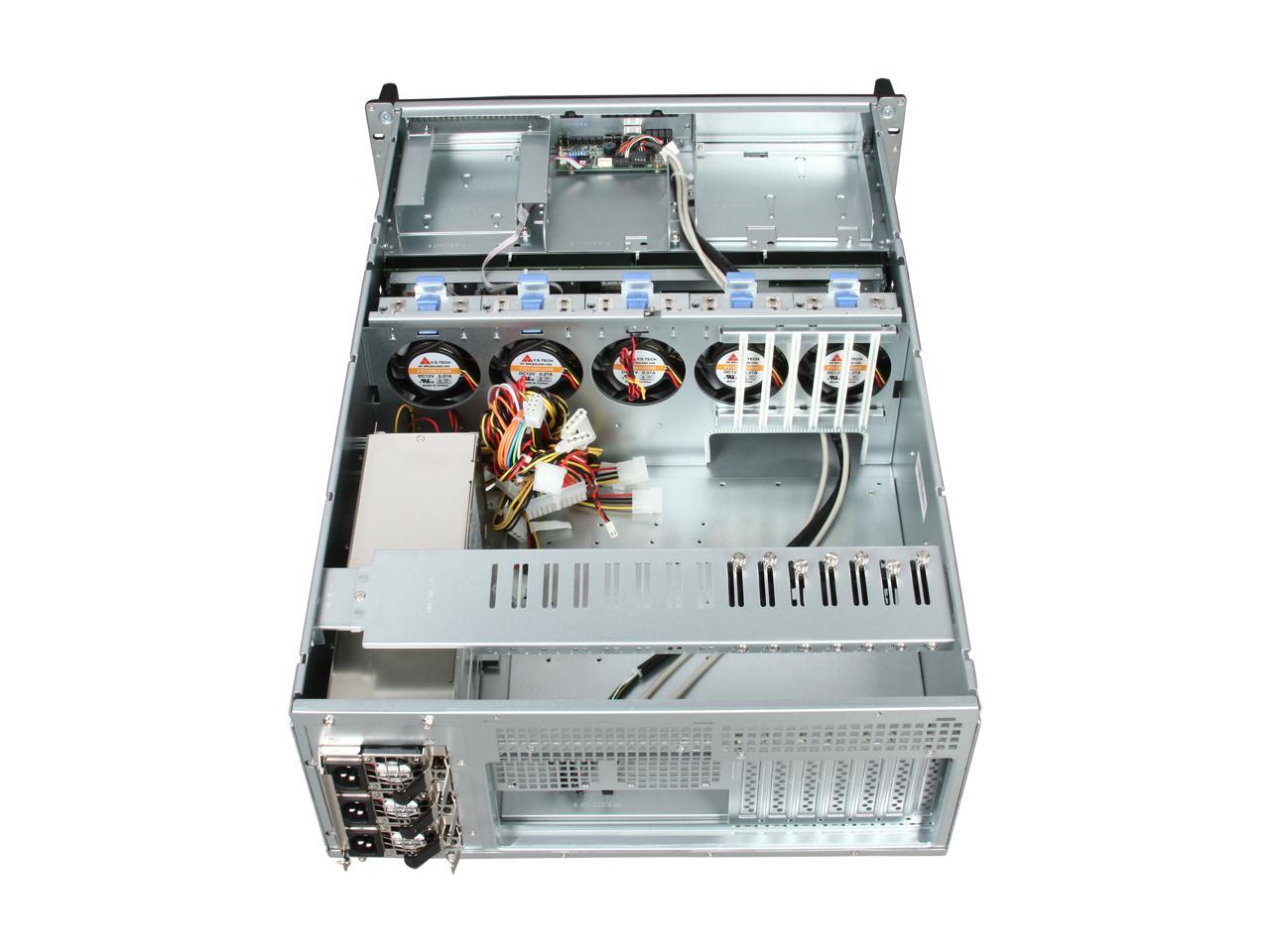 Chenbro Case RM41416B (RM41416ML-T) 4U DP with 16 x H/S HDDs , Mini SAS ...