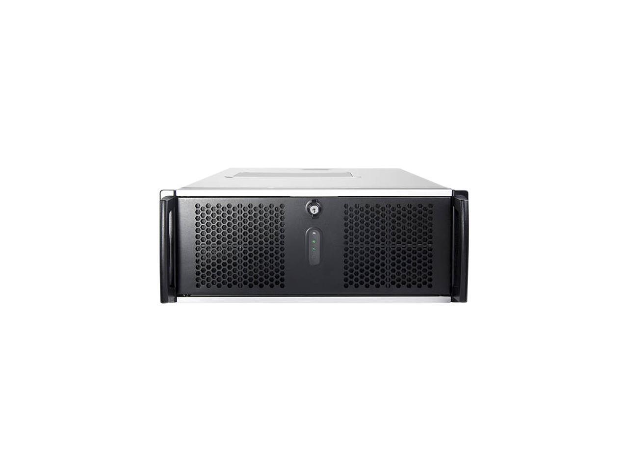 CHENBRO RM41300-F1 Black 4U Rackmount No Power Supply 4U Open-bay ...