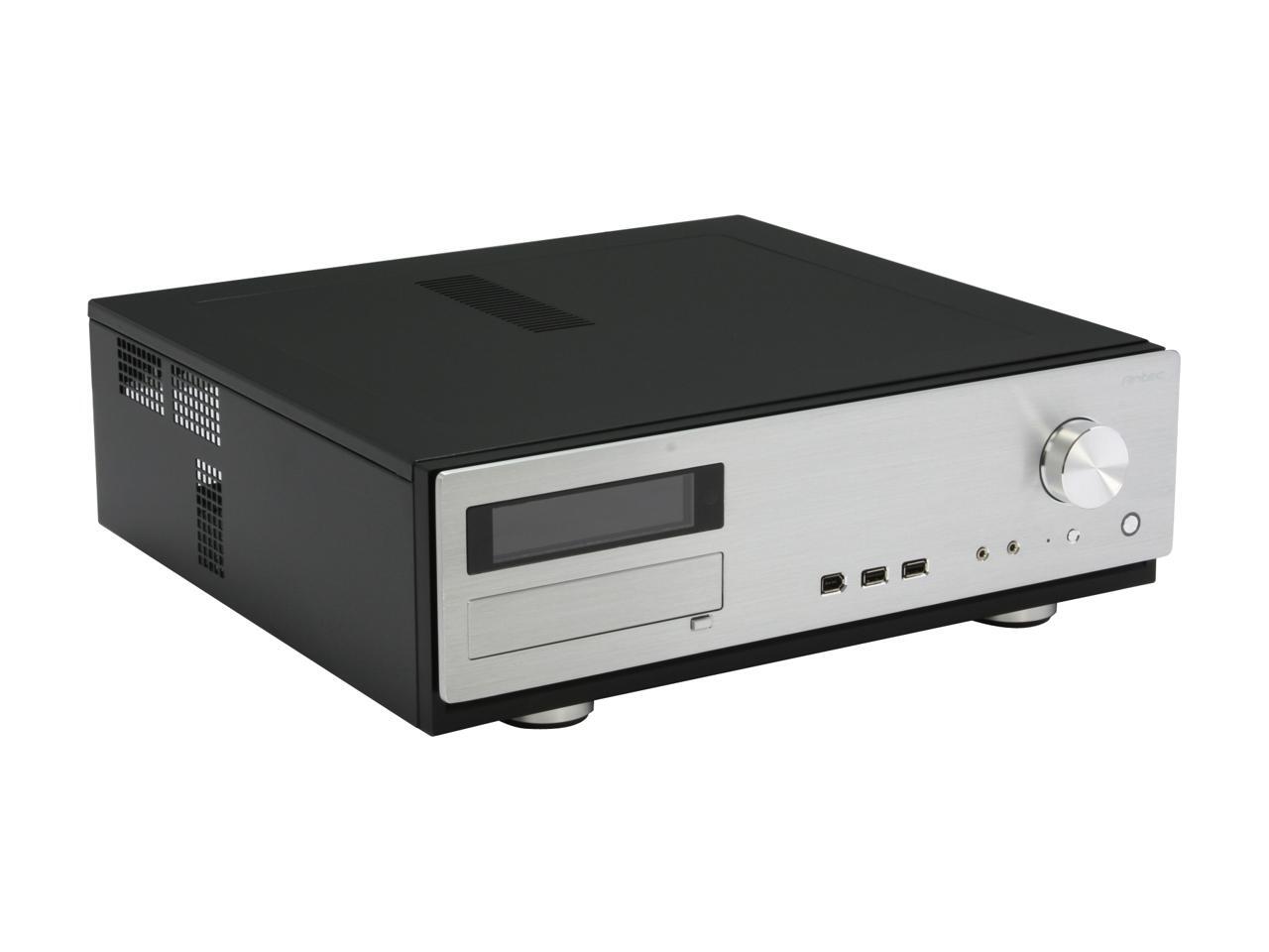 Antec Silver Fusion Remote Micro ATX Media Center / HTPC Case - Newegg.com