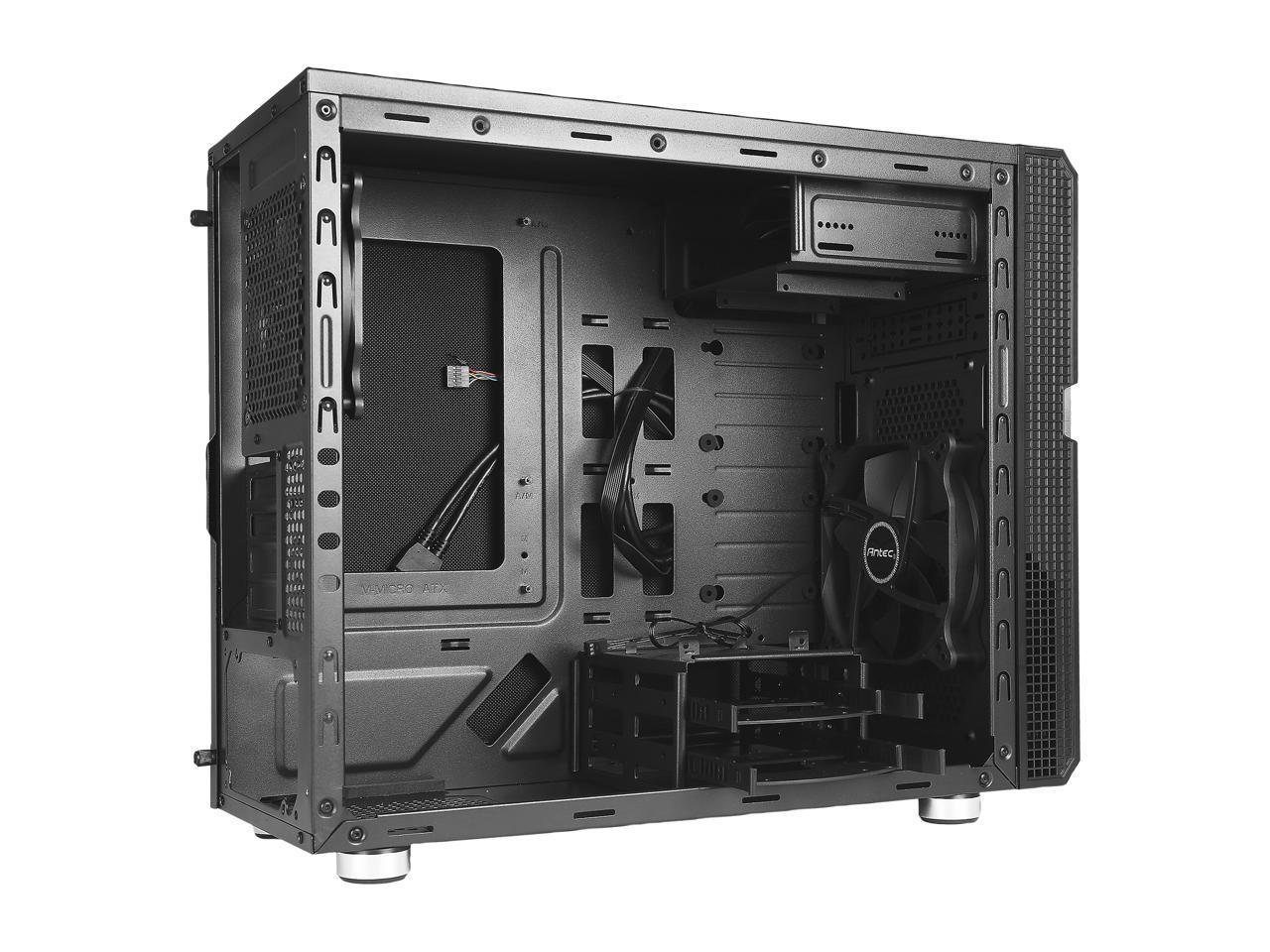 Antec Performance Series P5 Micro-Tower Computer Case, Sound-Dampening ...