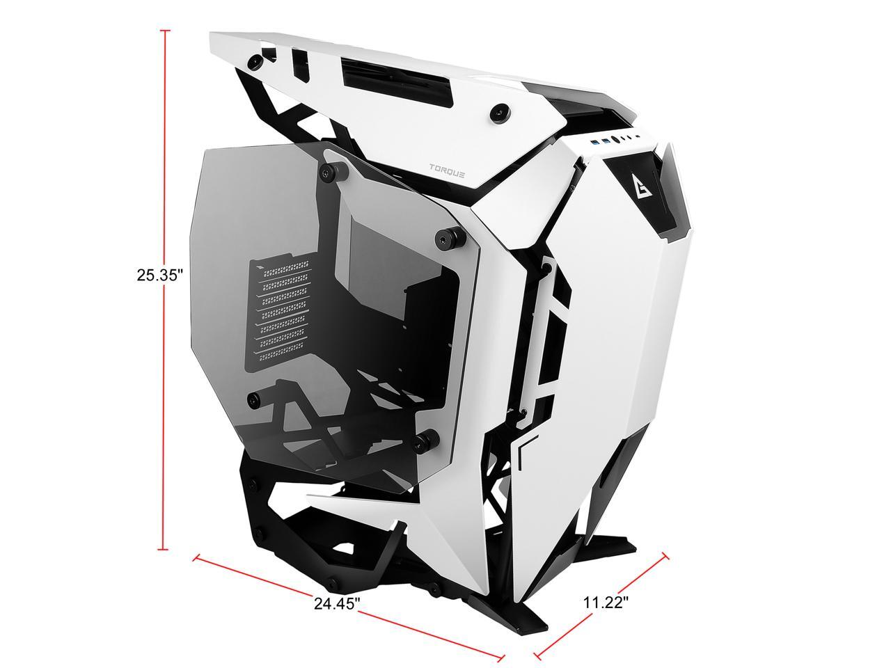 Antec TORQUE White / Black Aluminum ATX Mid Tower Computer Case/ Winner ...