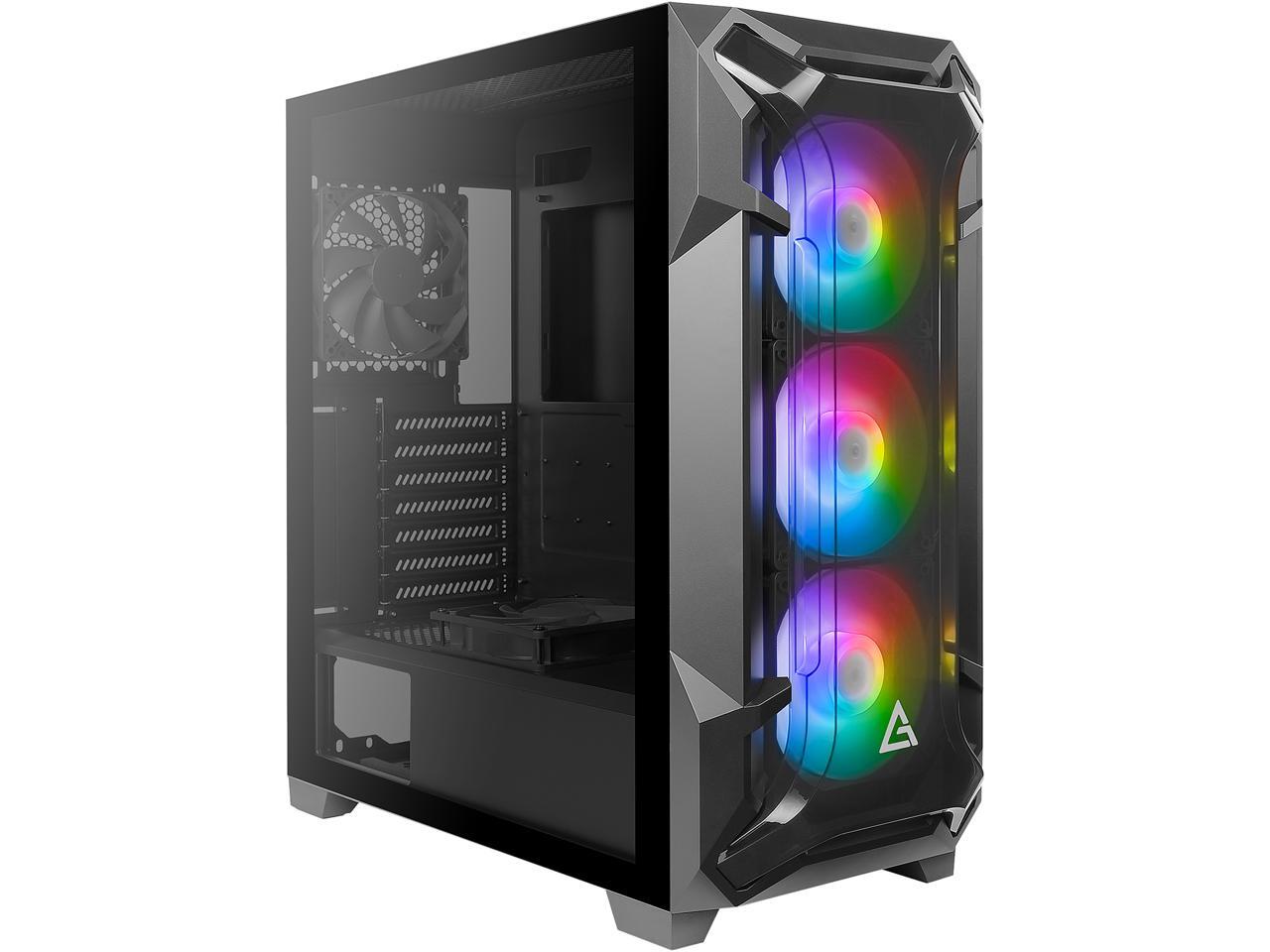 Antec Dark League DF600 FLUX, Mid-Tower ATX Gaming Case, FLUX Platform ...