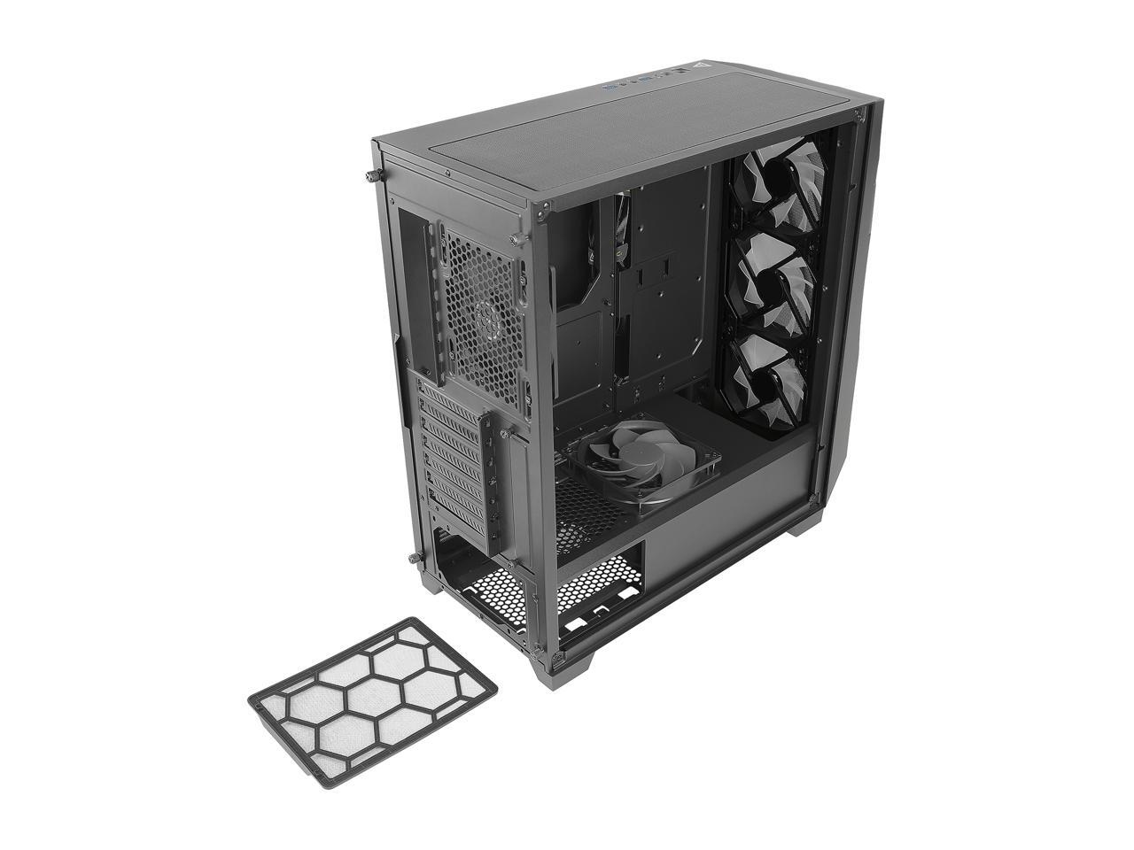 Antec Dark Fleet DF700 FLUX, Mid Tower ATX Gaming Case, Tempered Glass ...