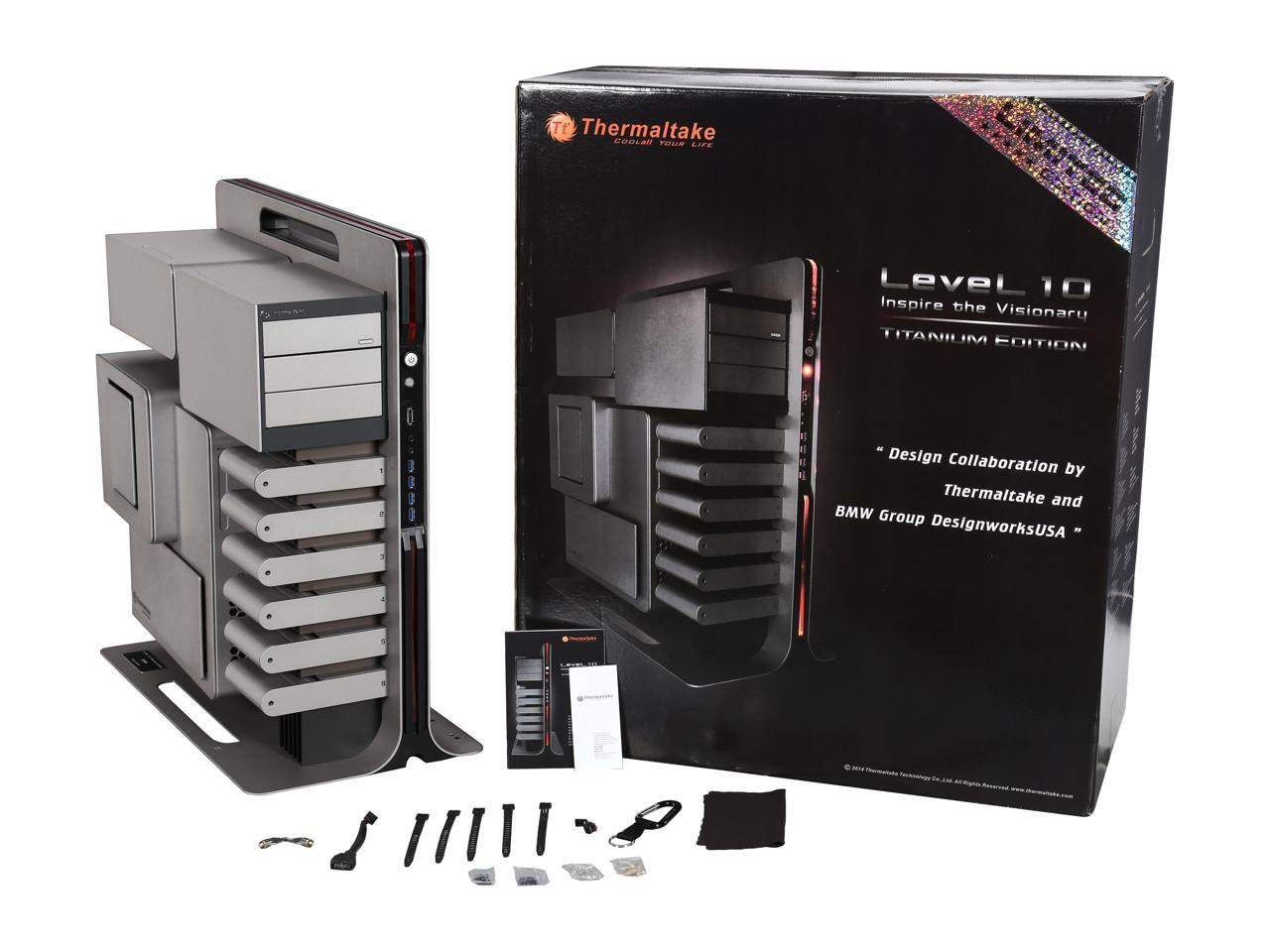 Thermaltake Level 10 Titanium Edition VL300A9N1N Black / Titanium ...
