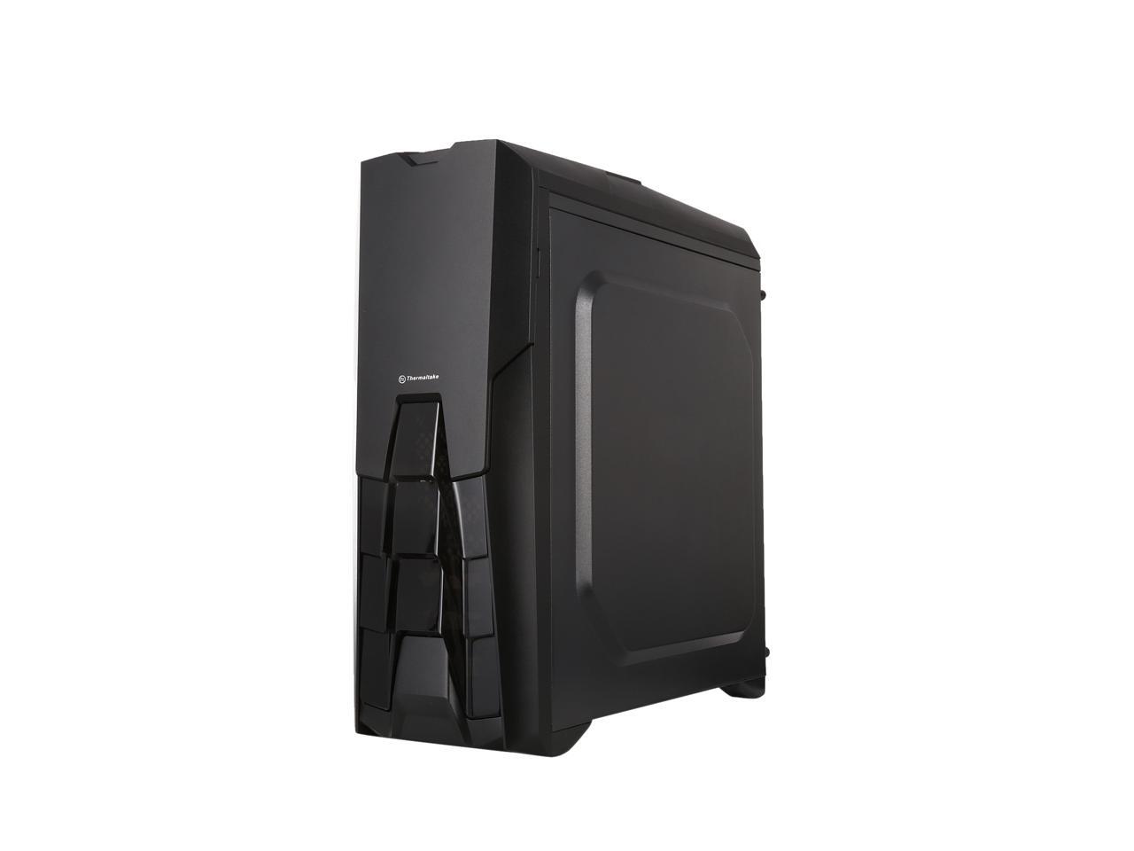 Thermaltake Versa N25 Black SPCC ATX Gaming Mid Tower Computer Case CA ...