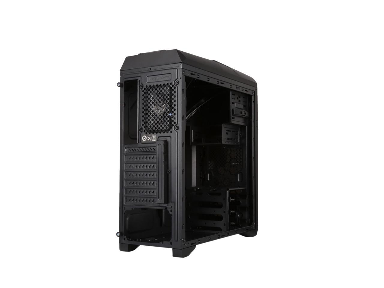 Thermaltake Versa N25 Black SPCC ATX Gaming Mid Tower Computer Case CA ...