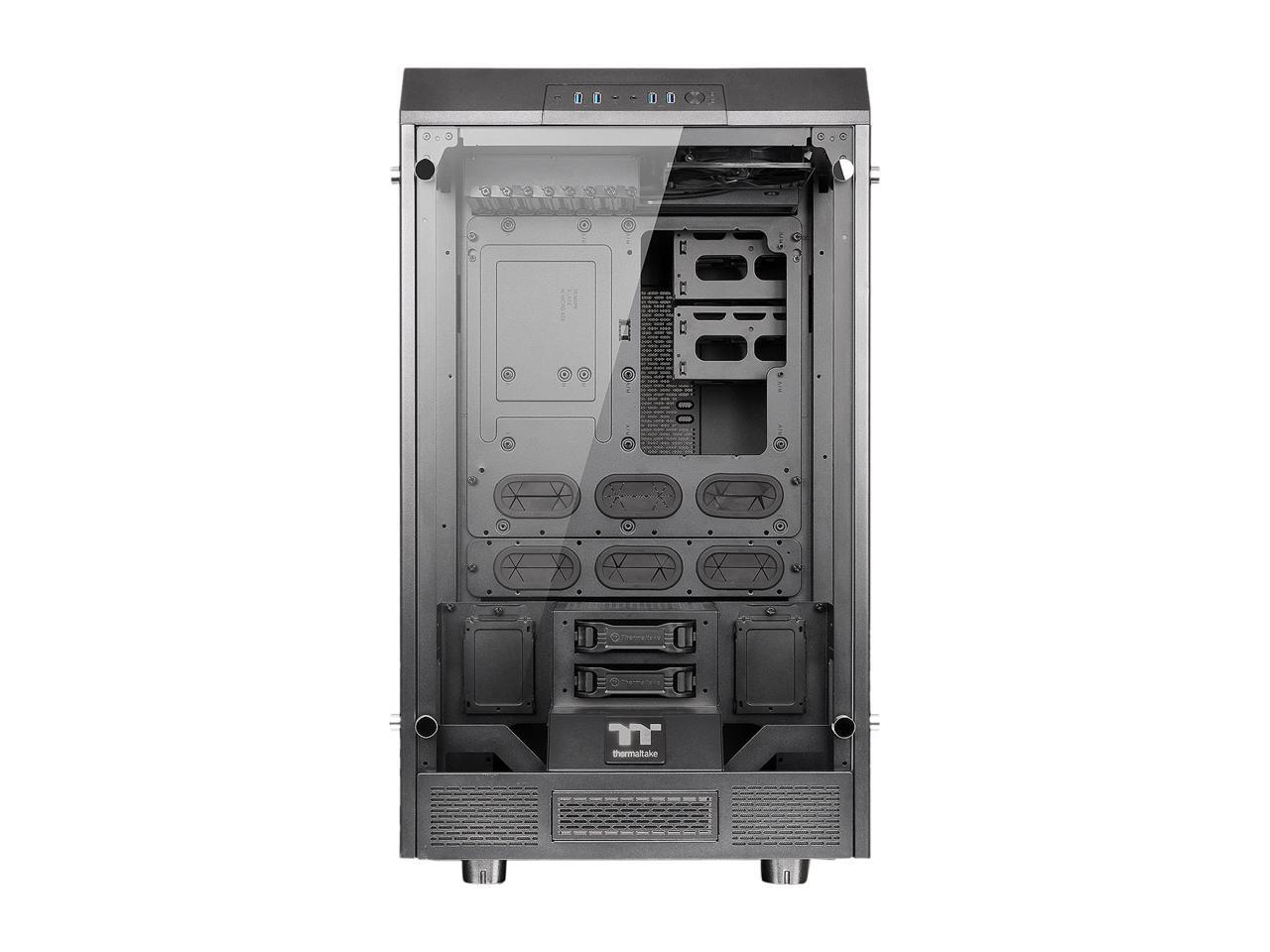 Thermaltake Tower 900 Black Tempered Glass Fully Modular E-ATX Vertical ...