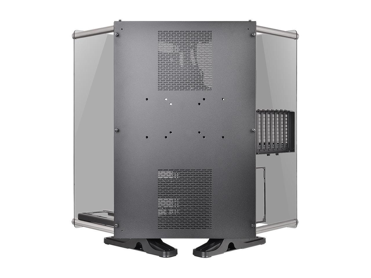 Thermaltake Core P90 Black Mid Tower Tempered Glass Open Frame Viewing ...