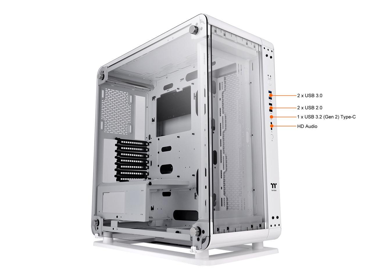 Thermaltake Core P6 TG Snow Edition Dual-Form Transformable/2-Way ...