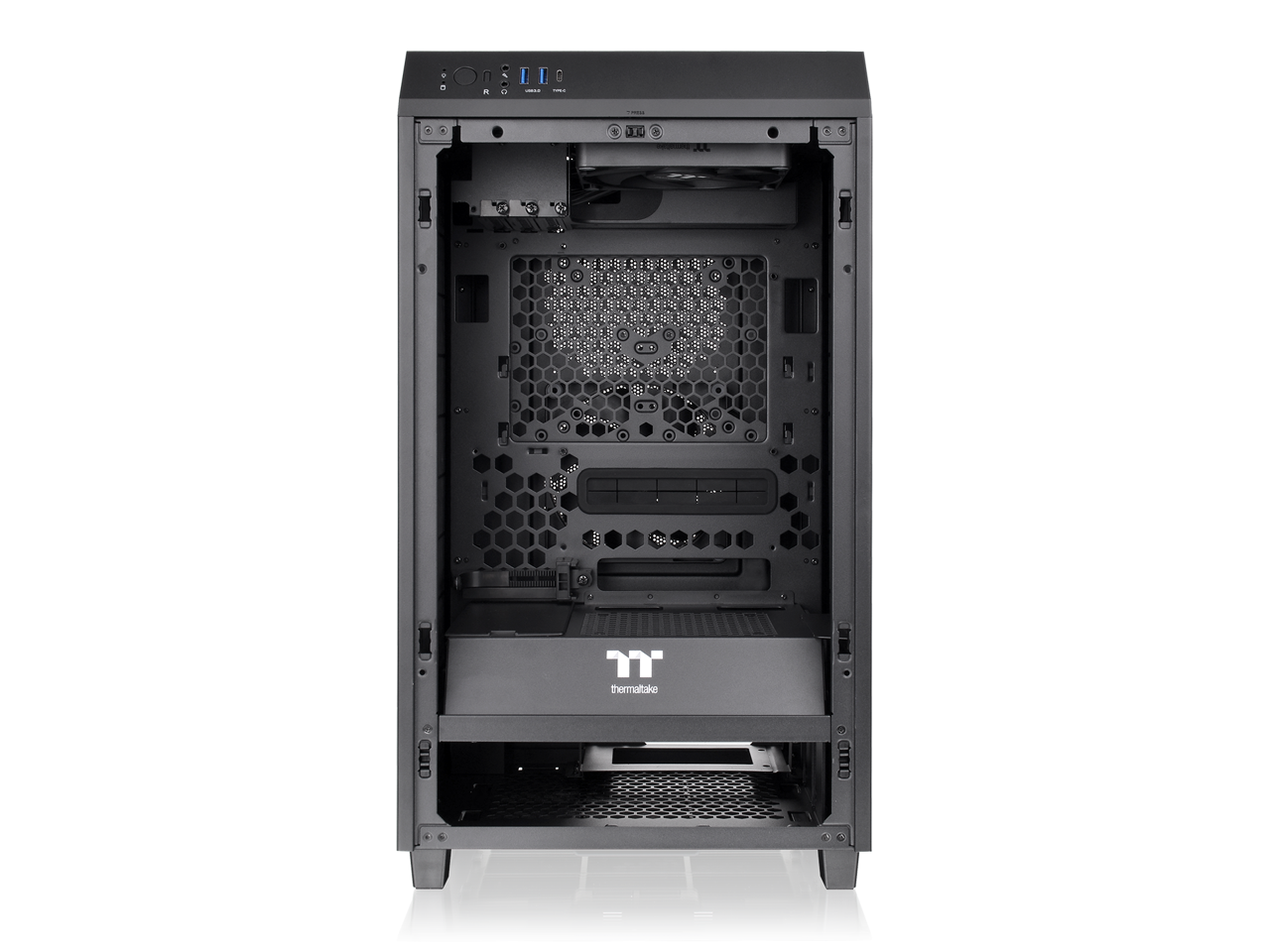 Thermaltake Tower 200 Mini-ITX Computer Case; 2x140mm Pre-installed ...