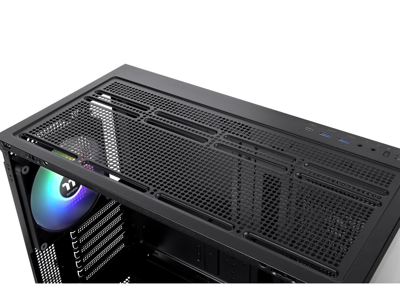 Thermaltake View 270 TG ARGB Black Mid Tower E-ATX Case Support ...