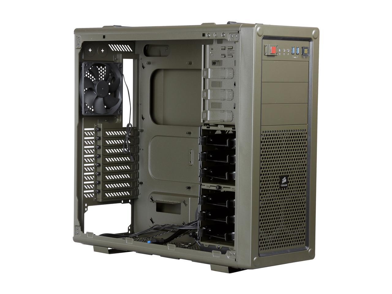 Corsair Vengeance C70 (CC-9011018-WW) Military Green Computer Case ...