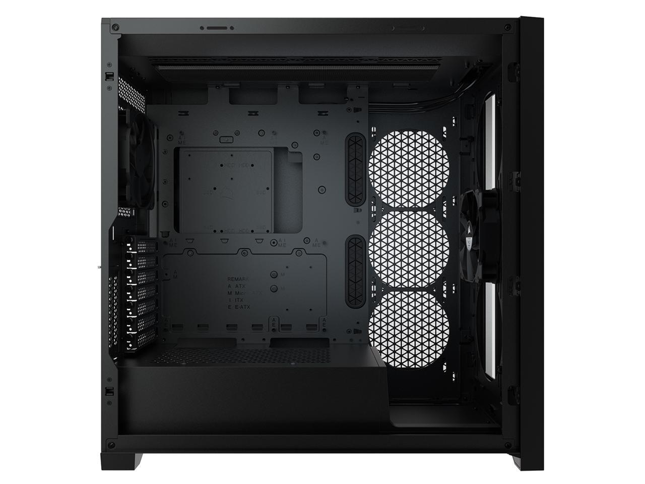 CORSAIR 5000D Tempered Glass Mid-Tower ATX PC Case, Black, CC-9011208 ...