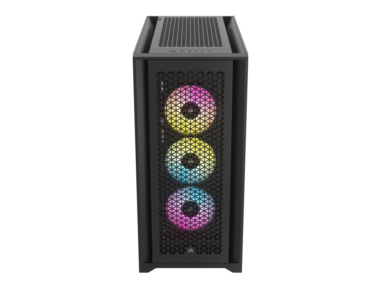 CORSAIR iCUE 5000D RGB AIRFLOW Mid-Tower Case, Black - 3x AF120 RGB ...