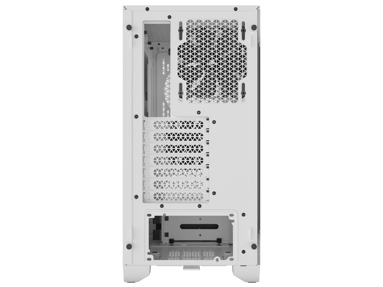 CORSAIR 3000D AIRFLOW Mid-Tower PC Case - White - 2x SP120 ELITE Fans ...