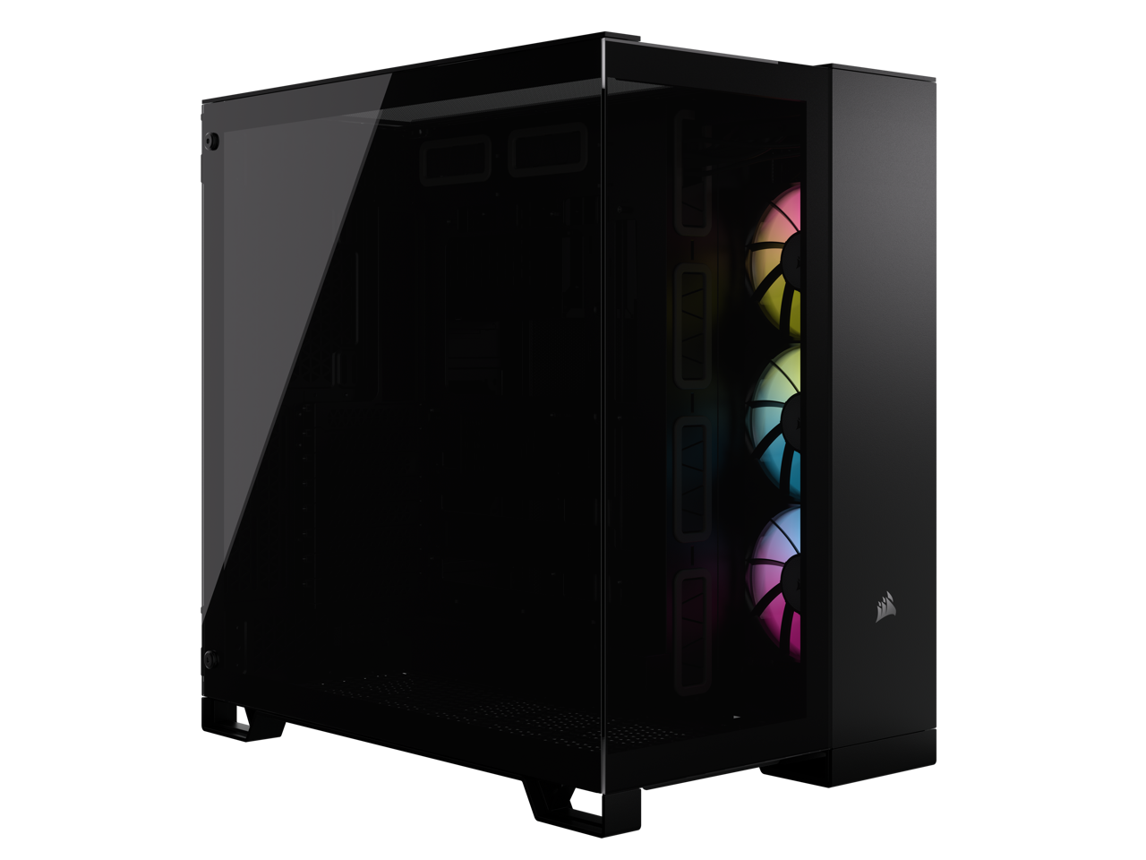 CORSAIR iCUE LINK 6500X RGB Mid-Tower Dual Chamber PC Case – Black -Two ...