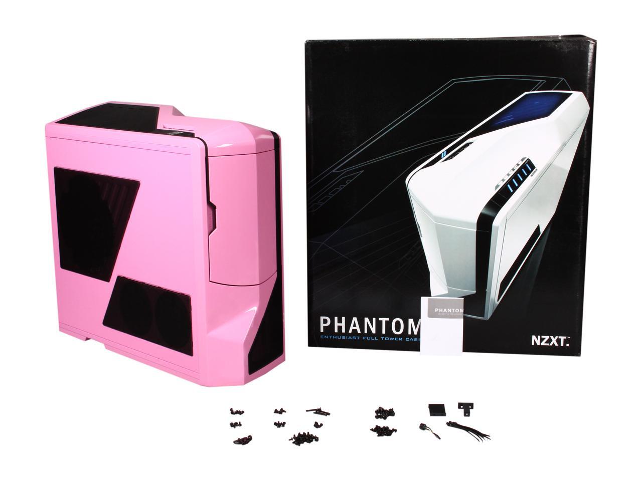 NZXT Phantom PHAN-003PK Pink Finish w/Black Trim Steel / Plastic ...