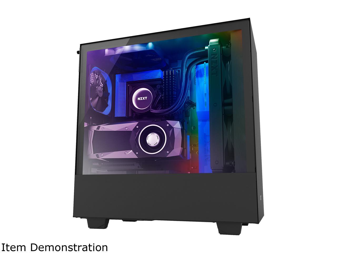 NZXT H500i - Compact ATX Mid-Tower PC Gaming Case - RGB Lighting and ...