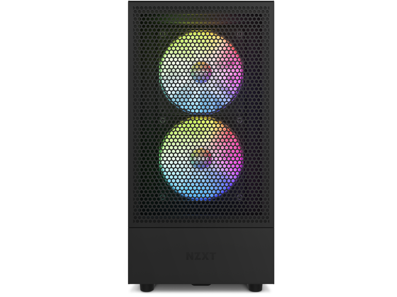 NZXT H Series H5 (2023) Flow RGB Edition ATX Mid Tower Chassis Black ...
