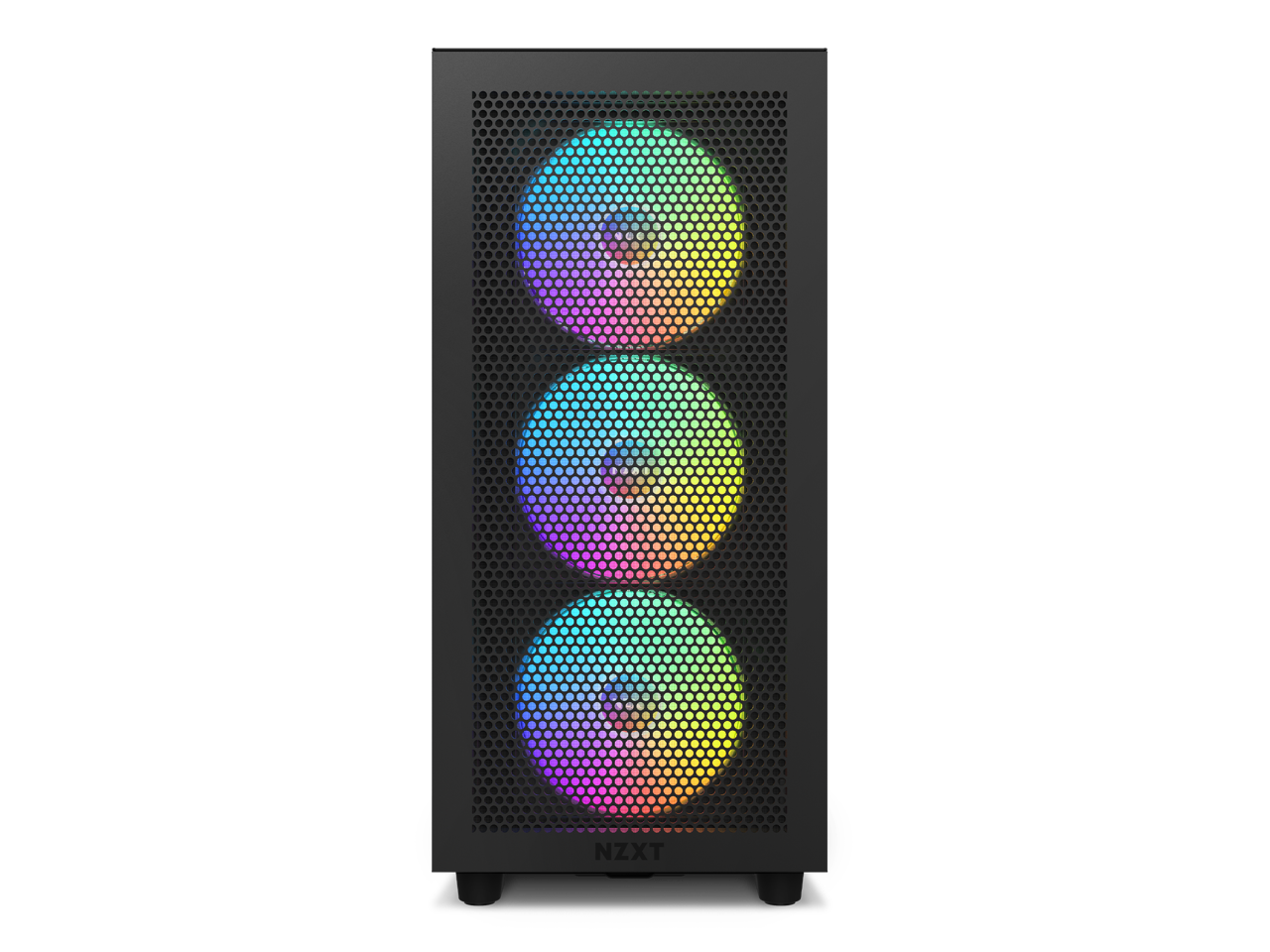 NZXT H Series H7 (2023) Flow RGB Edition ATX Mid Tower Chassis Black ...