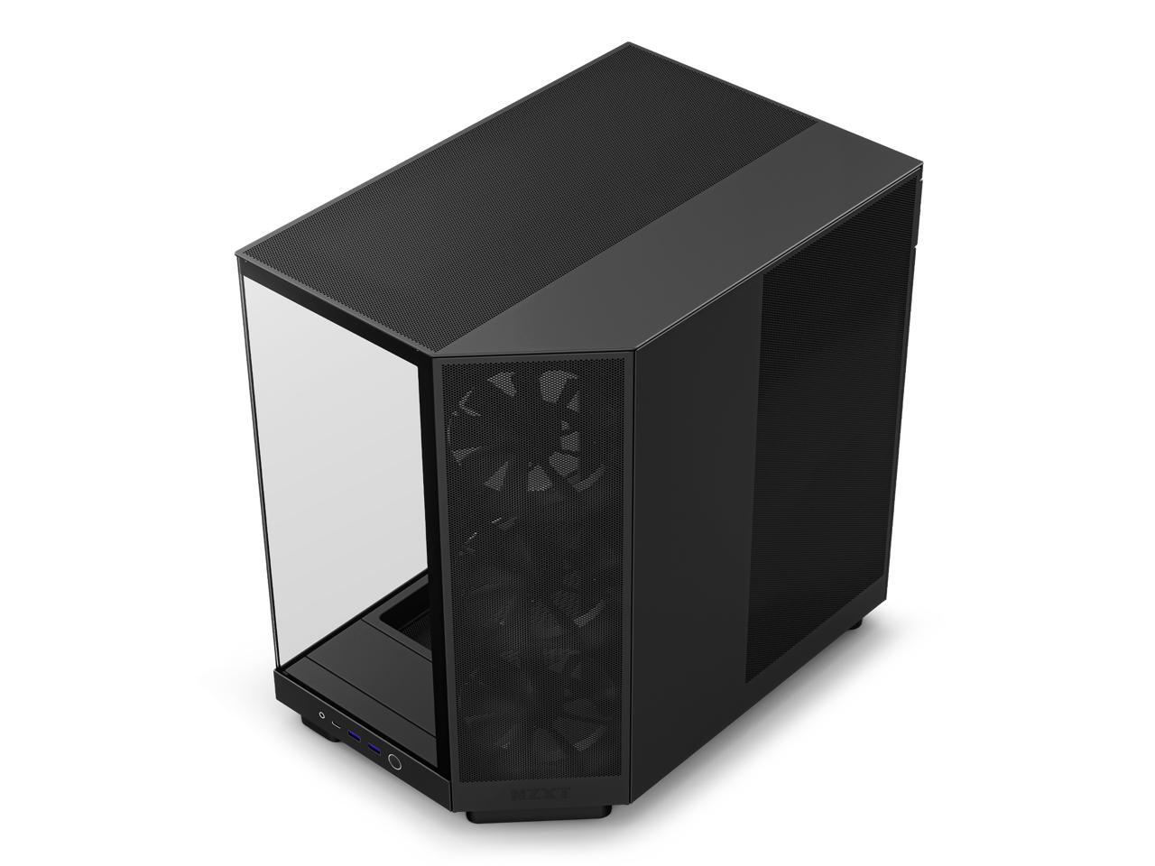 NZXT H6 FLOW Compact Dual-Chamber Mid-Tower Airflow Case, Black, CC ...