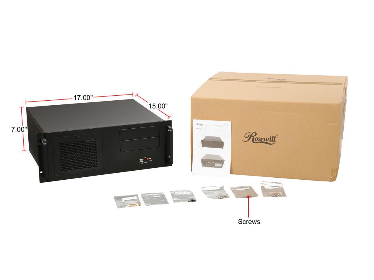 Rosewill RSV-R4100 - 4U Rackmount Server Case / Chassis - 8 Internal ...