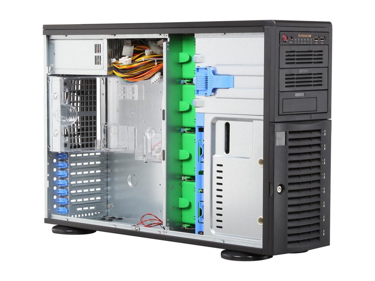 SUPERMICRO CSE-743TQ-865B Black 4U Pedestal Server Case - Newegg.ca