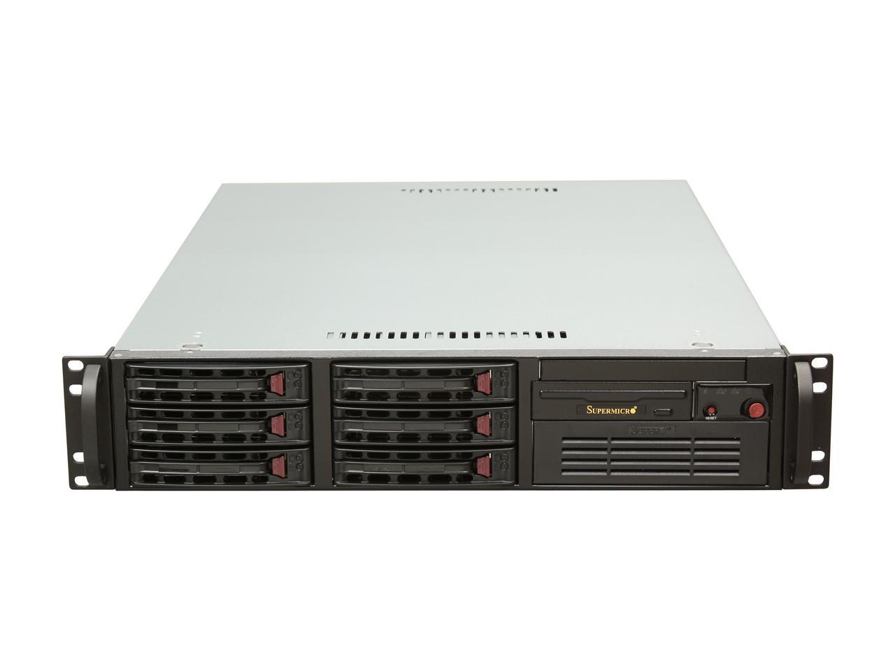 SUPERMICRO CSE-822T-400LPB Black 2U Rackmount Server Case - Newegg.com
