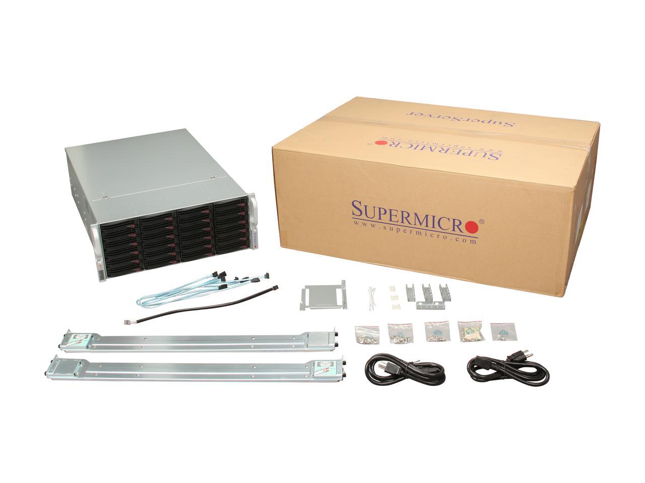 SUPERMICRO SuperChassis CSE-846TQ-R900B Black 4U Rackmount Server Case ...