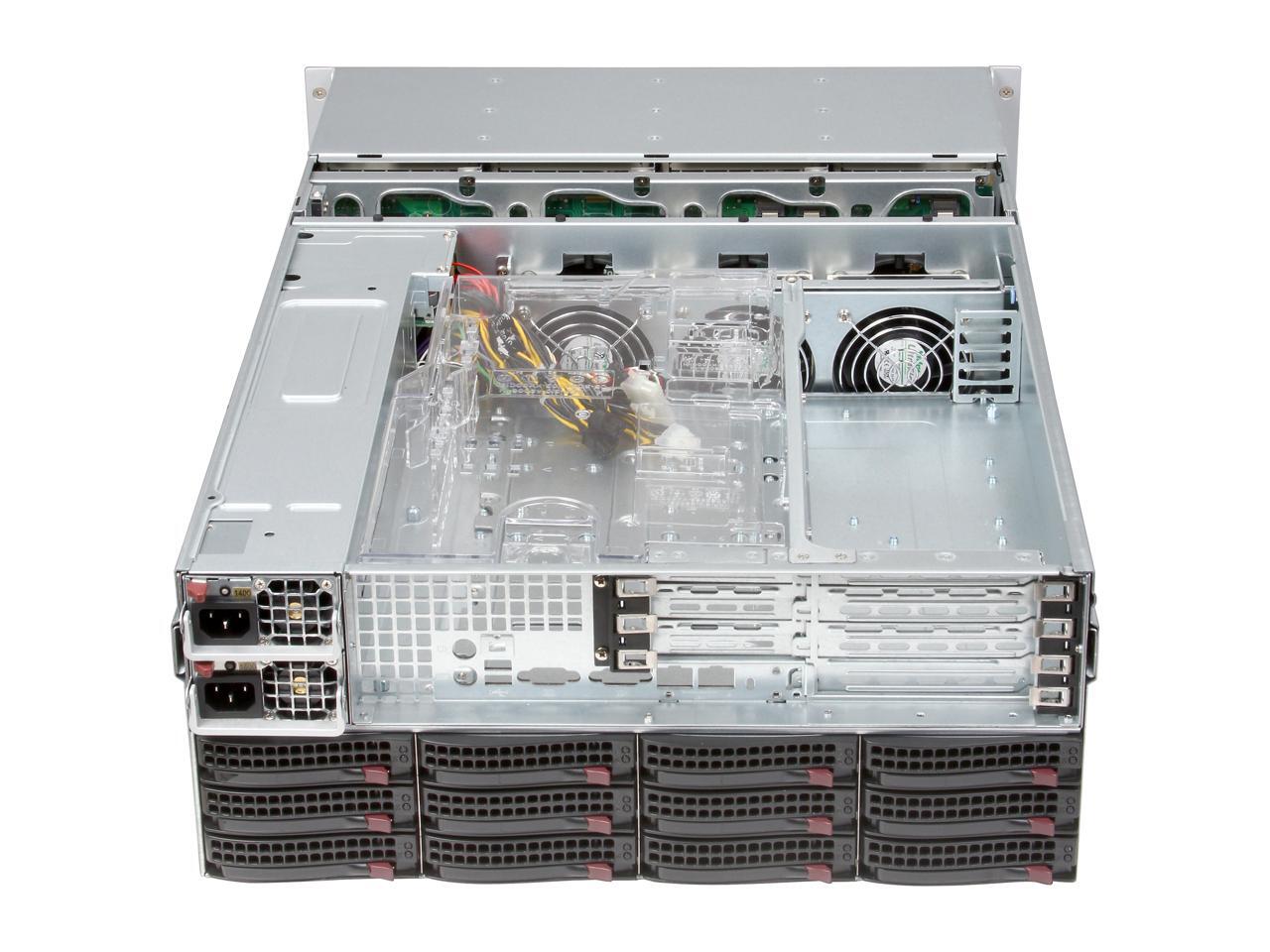 SUPERMICRO CSE-847E16-R1400UB Black 4U Rackmount Server Chassis ...