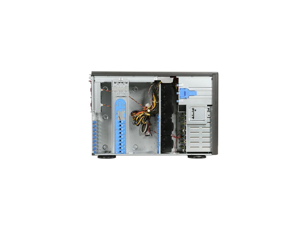SUPERMICRO CSE-747TG-R1400B-SQ Dark Gray Pedestal Server Chassis ...