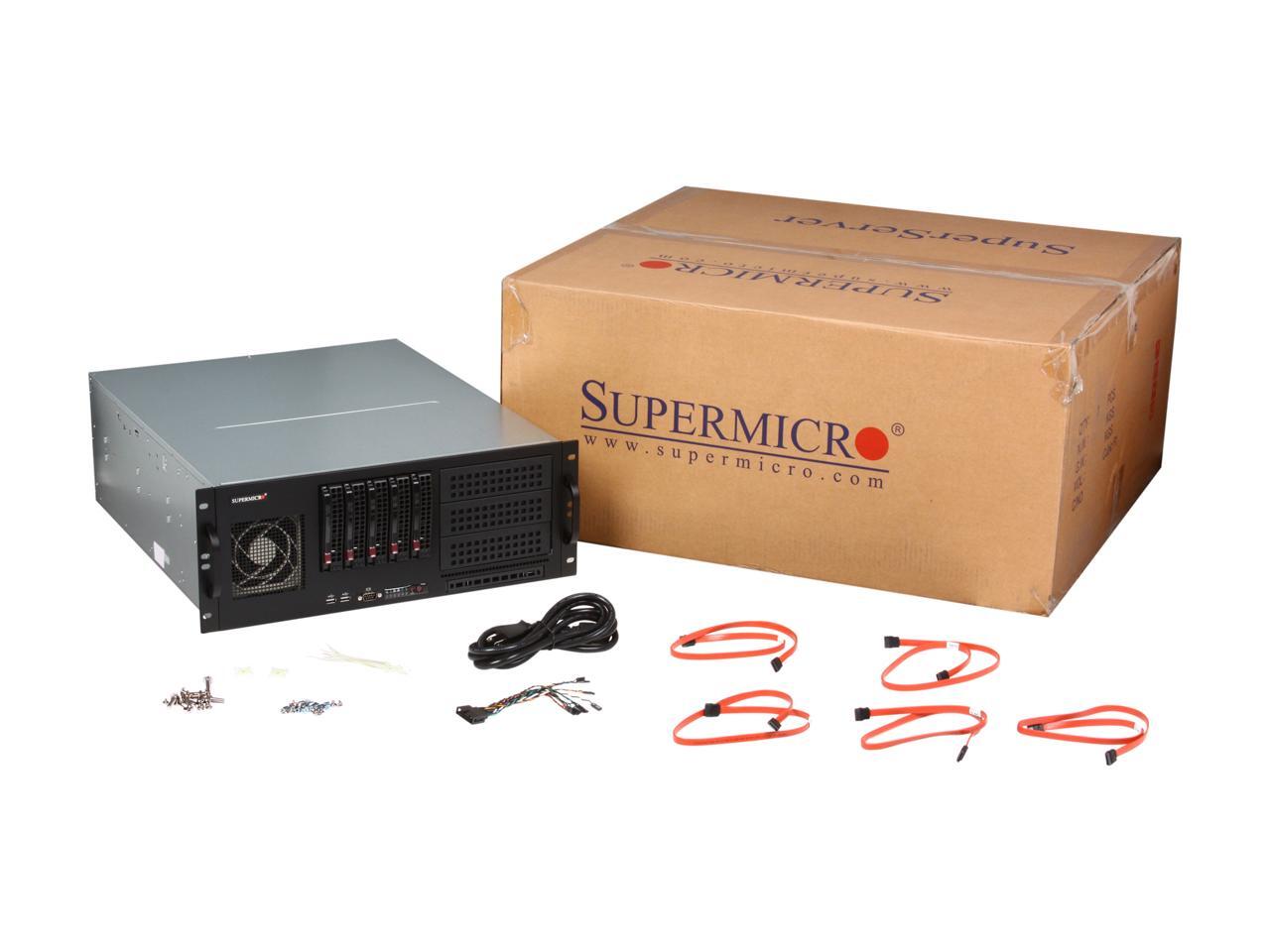 SUPERMICRO CSE-842TQ-865B Black 4U Rackmount Server Chassis - Newegg.com