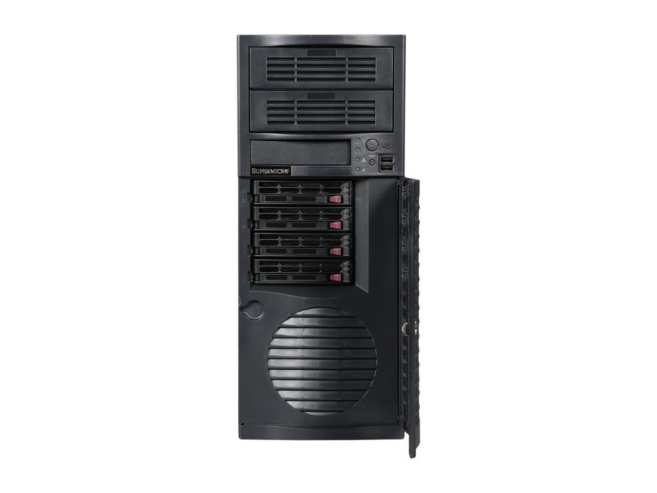 SUPERMICRO CSE-733T-500B Black Pedestal Server Case - Newegg.com