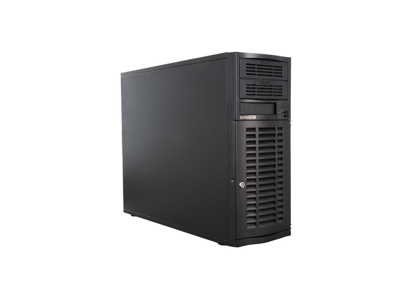 SUPERMICRO CSE-733T-500B Black Pedestal Server Case - Newegg.com