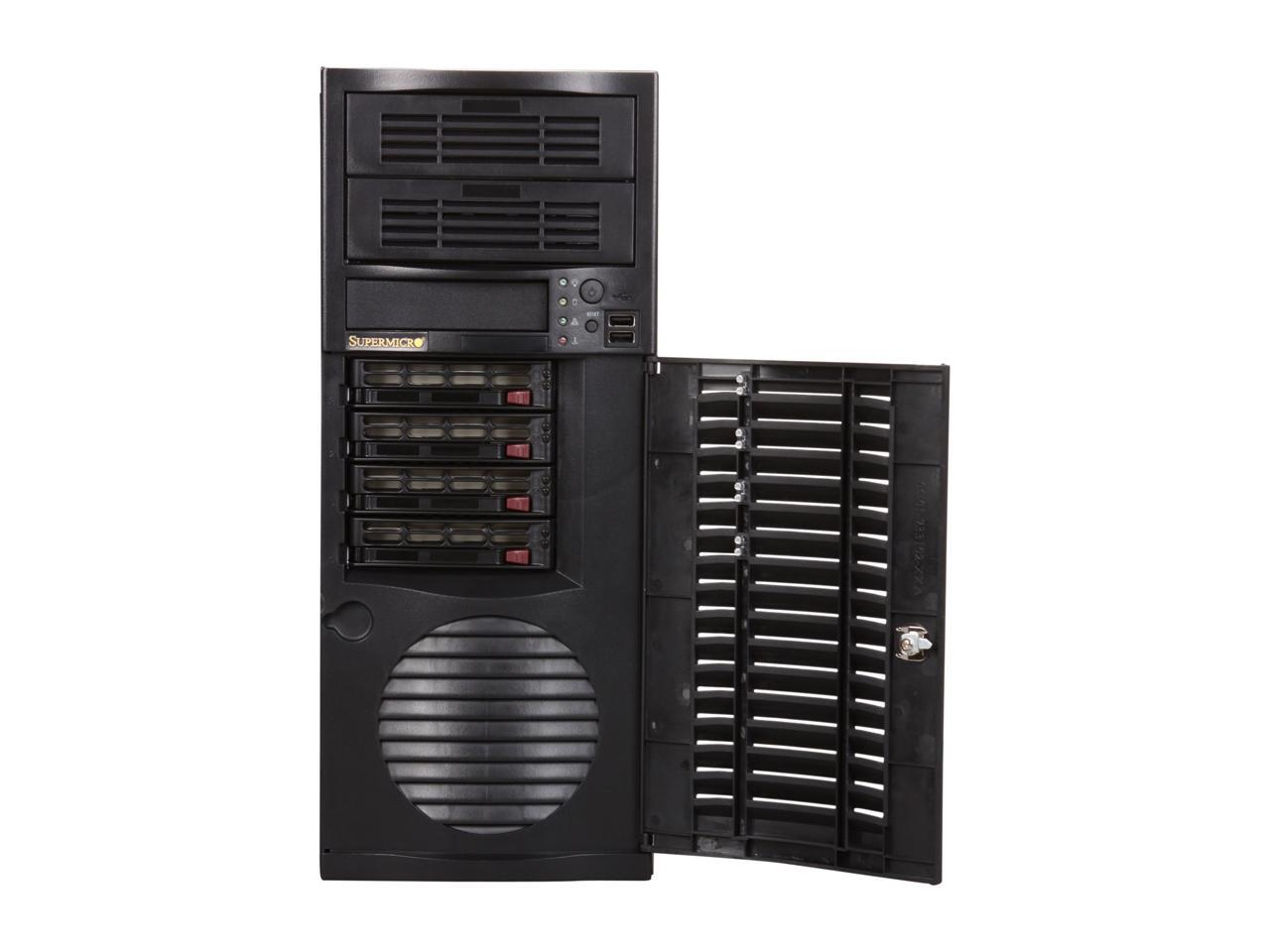 SUPERMICRO CSE-733TQ-500B Black Mini-Tower Server Case - Newegg.com