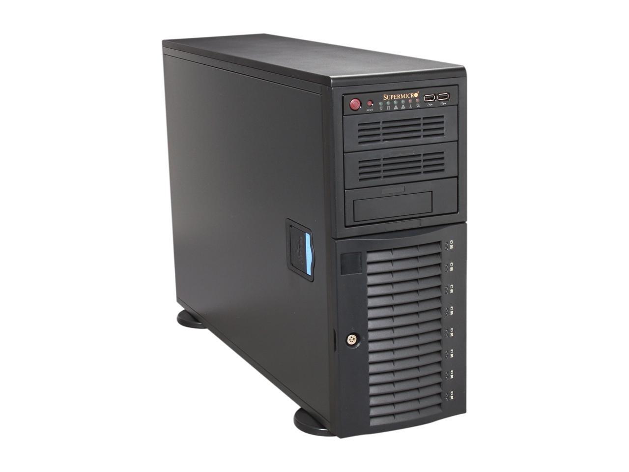 SUPERMICRO CSE-743T-500B Black Pedestal Server Case - Newegg.com