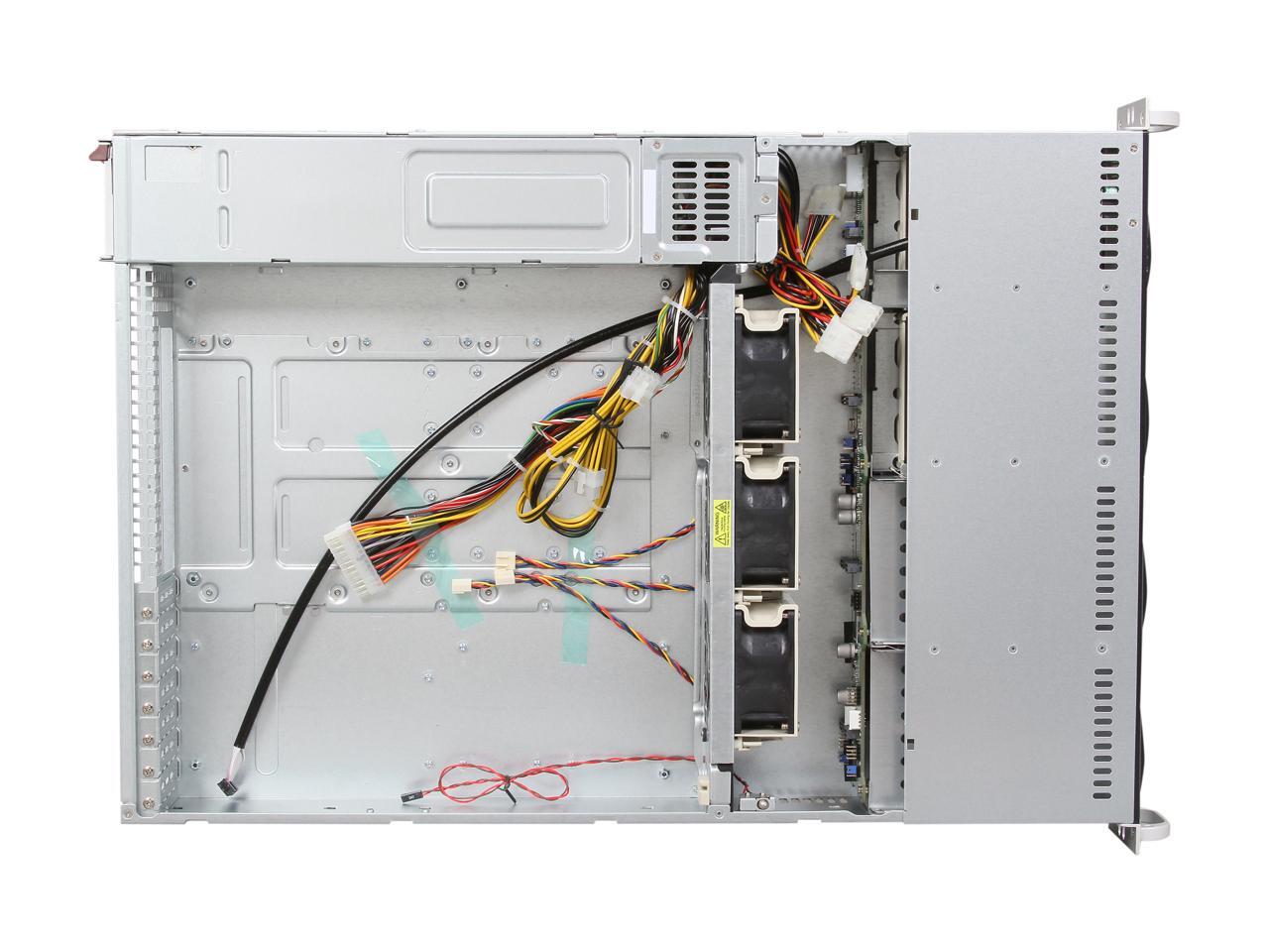 SUPERMICRO CSE-825TQ-R720LPB Black 2U Rackmount Server Case - Newegg.com