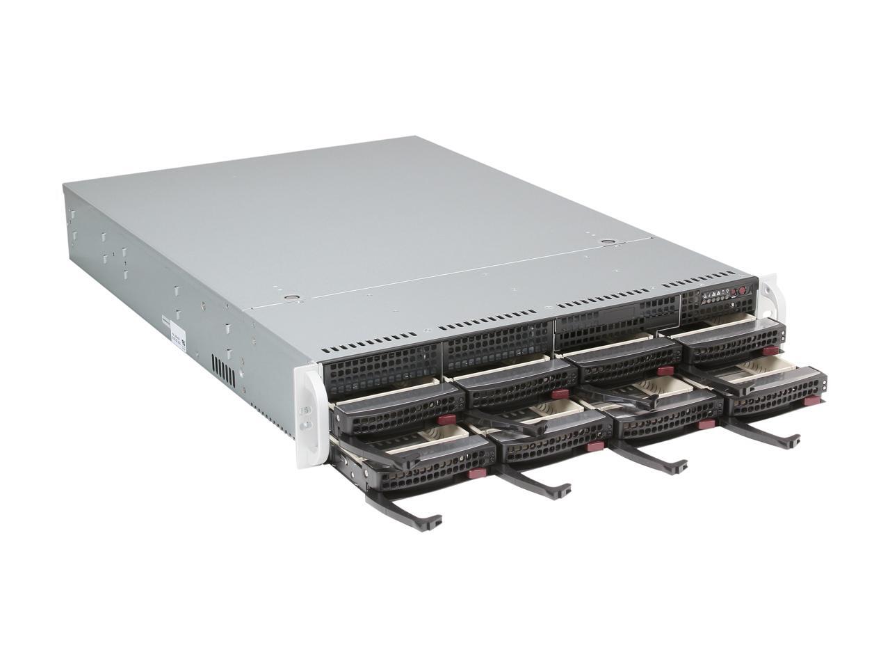 SUPERMICRO CSE-825TQ-R720LPB Black 2U Rackmount Server Case - Newegg.com