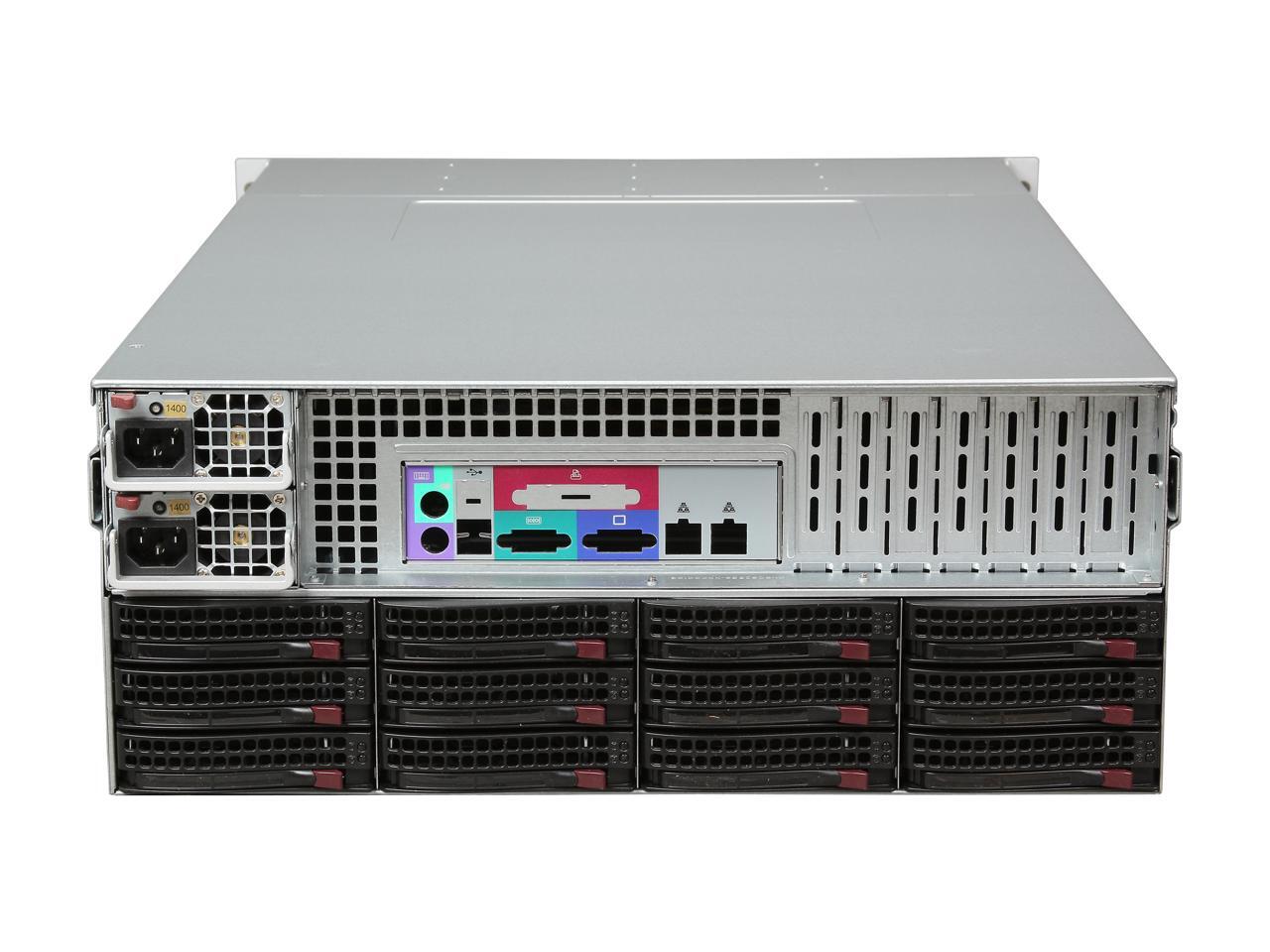 SUPERMICRO SuperChassis CSE-847A-R1400LPB Black 4U Rackmount Server ...