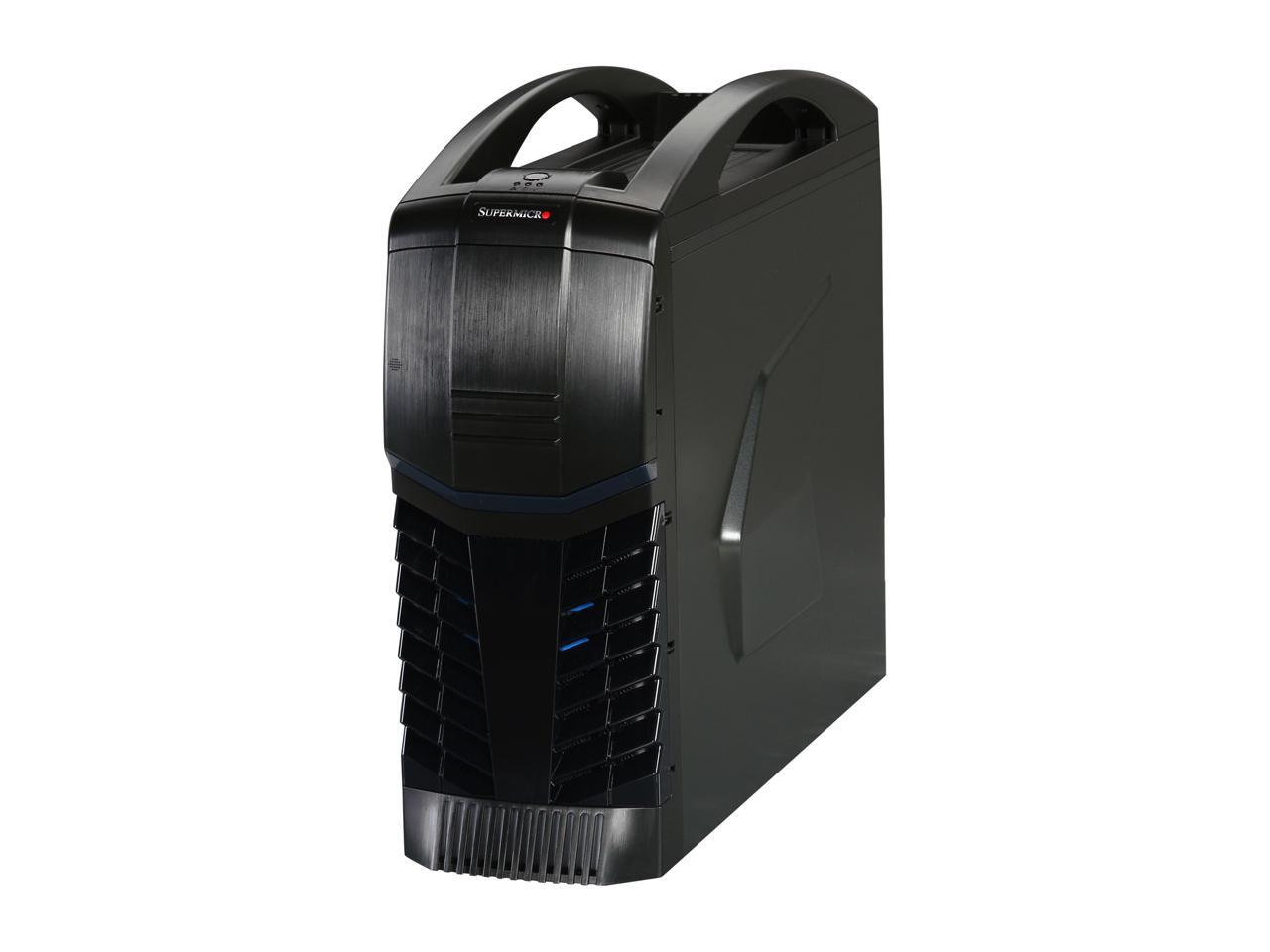 SUPERMICRO SuperChassis CSE-732G-903B Black Mid-Tower Gaming Case ...