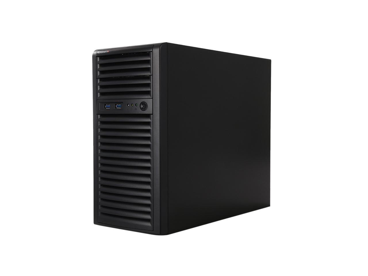 SUPERMICRO CSE-731i-403B Black Mini-Tower Server Chassis - Newegg.com