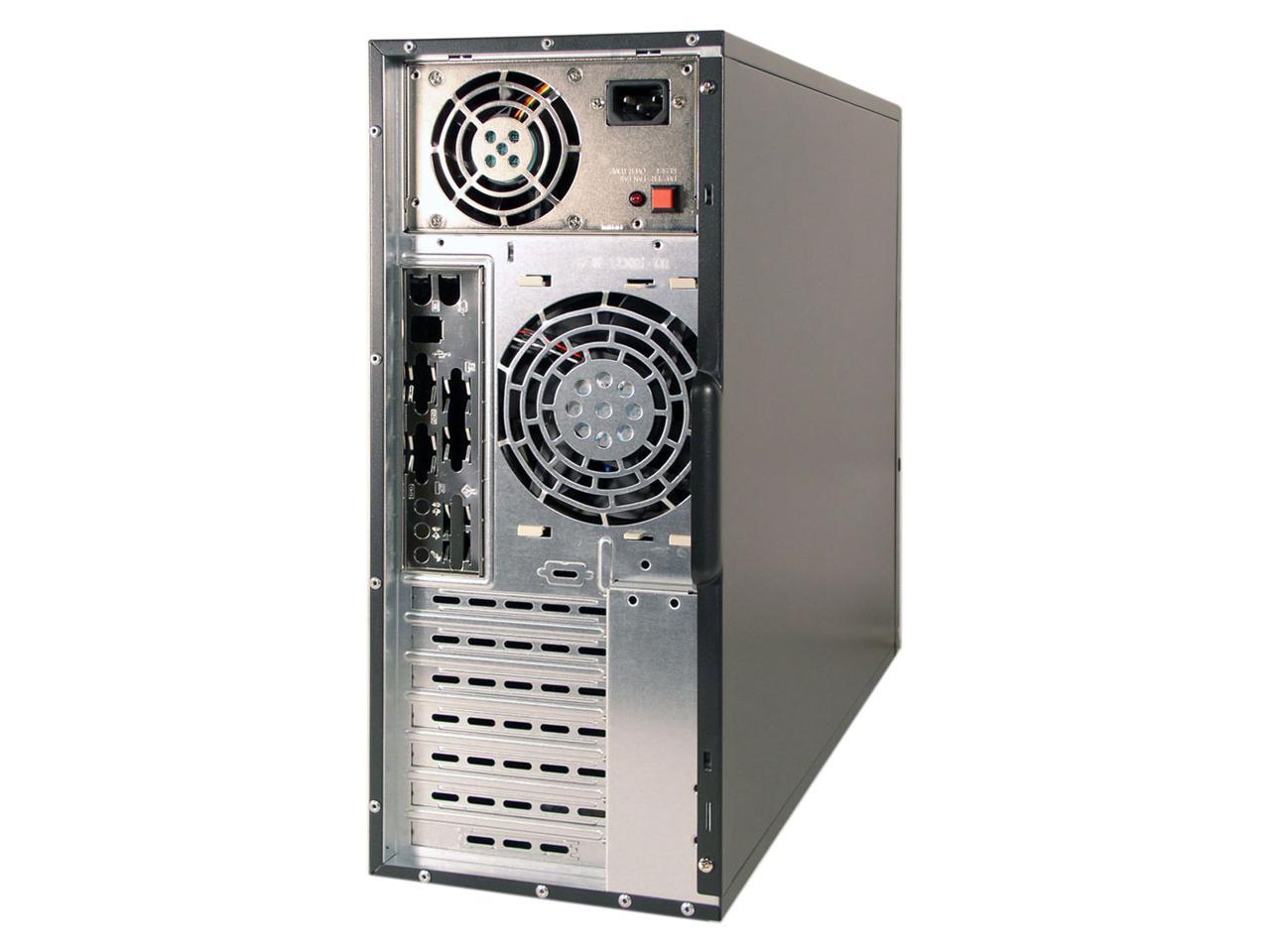 SUPERMICRO CSE-733T-450B Black Pedestal Mid-Tower & Workstation chassis ...