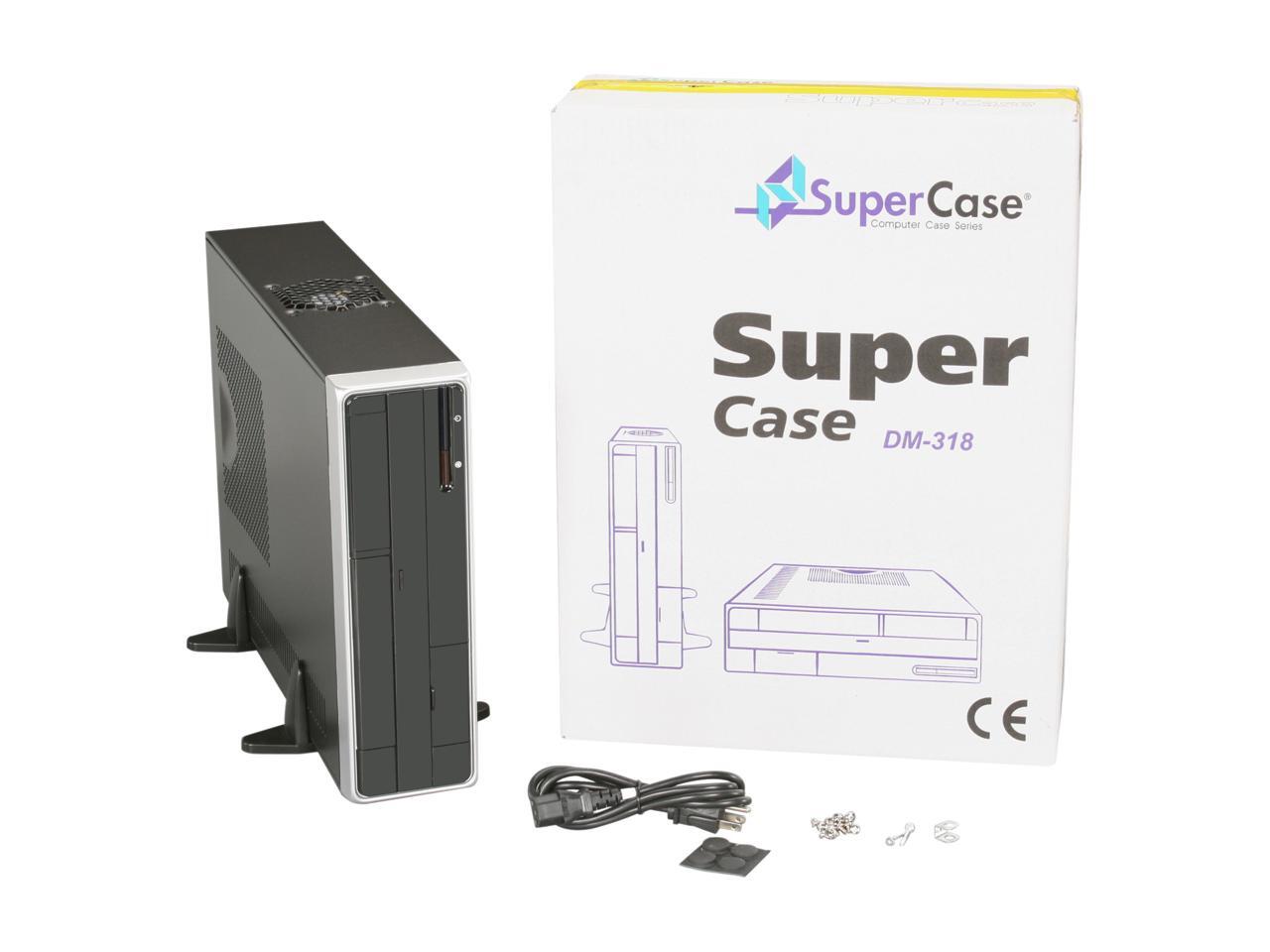 APEX DM-318 Black Steel Micro ATX Media Center / Slim HTPC Computer ...