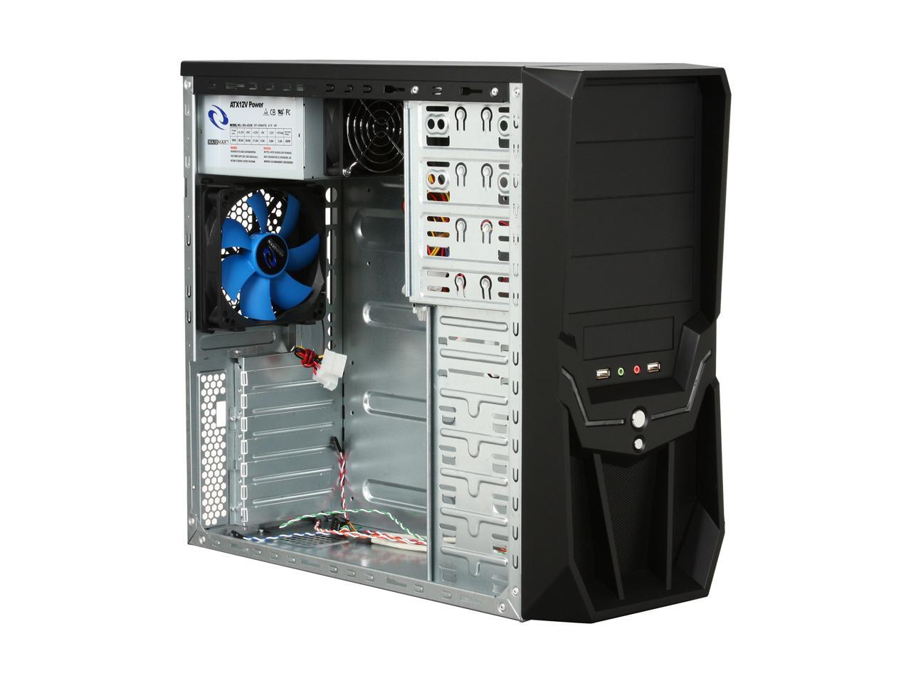 RAIDMAX Hurricane ATX-248WBP Black SECC ATX Mid Tower Computer Case ...