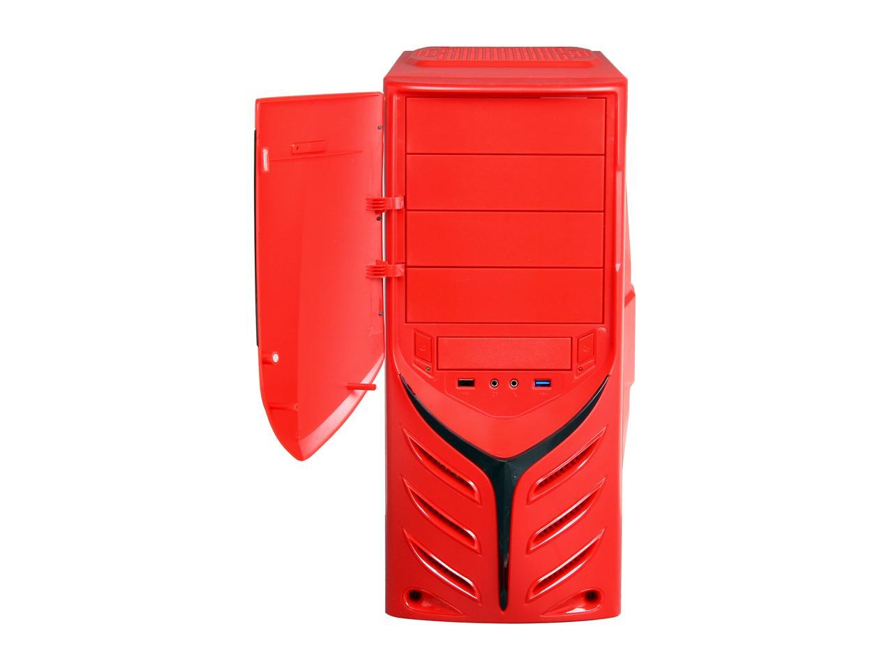 RAIDMAX Viper ATX-321WR Red Computer Case - Newegg.ca