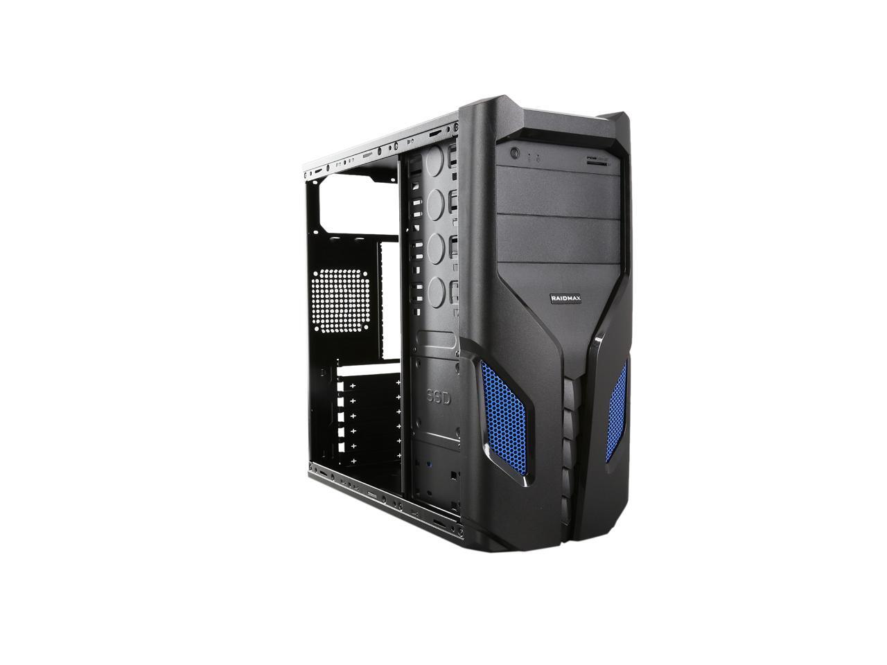 RAIDMAX EXO ATX-108BU Black / Blue Computer Case - Newegg.com