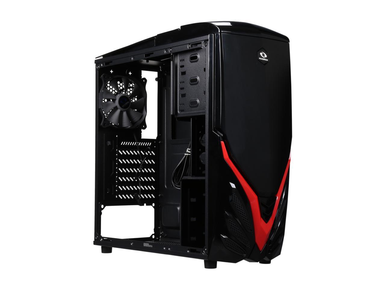 RAIDMAX Viper II ATX-A07WBR Black / Red Computer Case - Newegg.ca