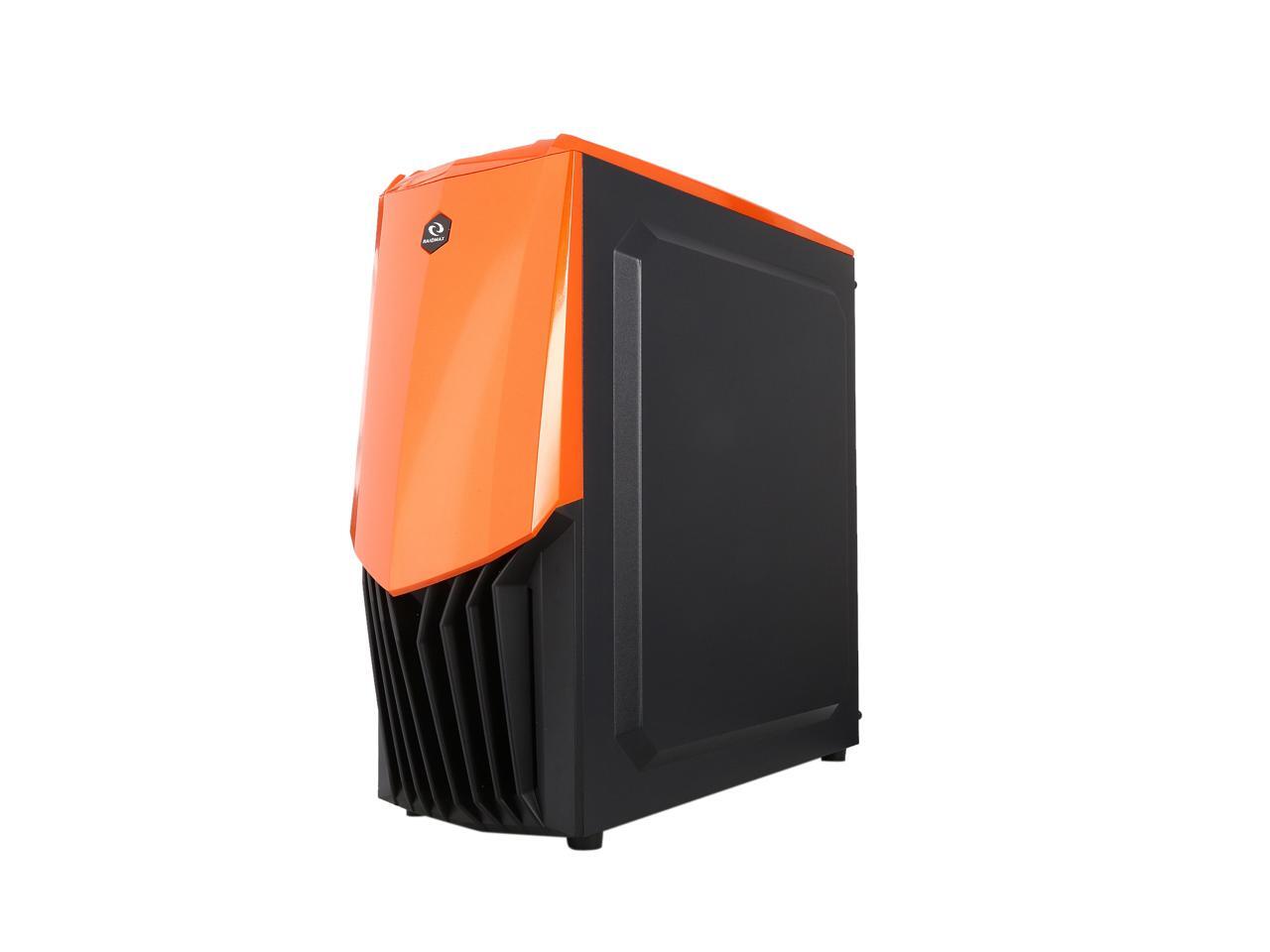 Open Box: RAIDMAX Gama A18-TO Black / Orange Computer Case - Newegg.com