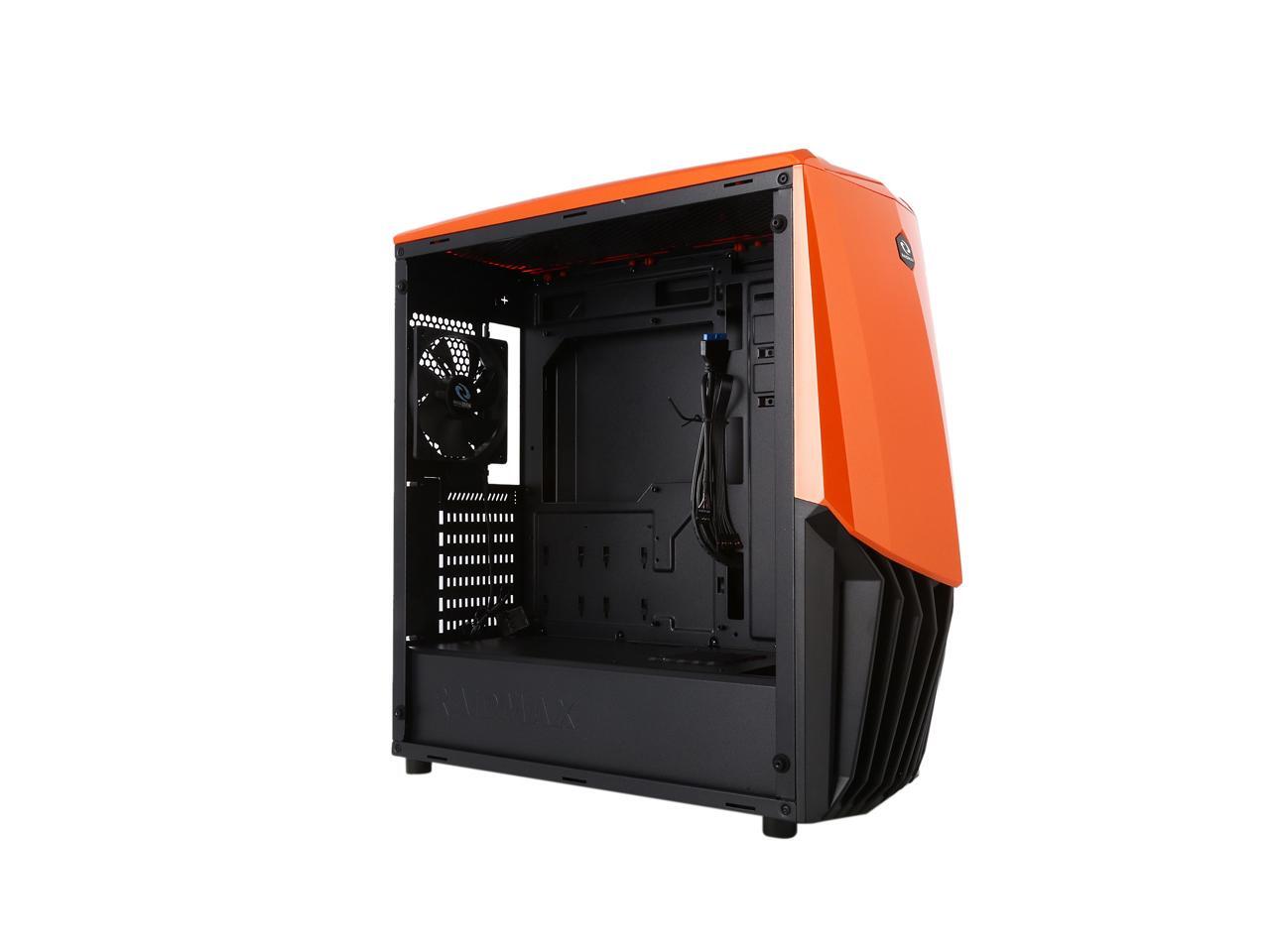 Open Box: RAIDMAX Gama A18-TO Black / Orange Computer Case - Newegg.com